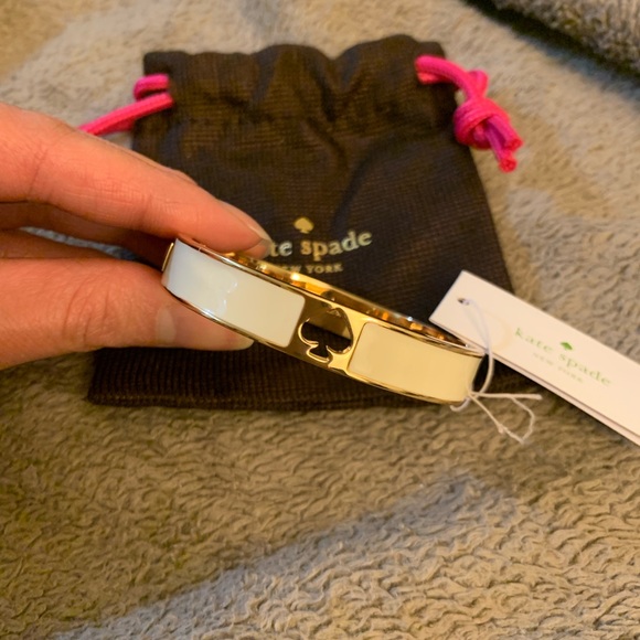 kate spade | Jewelry | Kate Spade Hole Punch Spadebracelet Bangle ...
